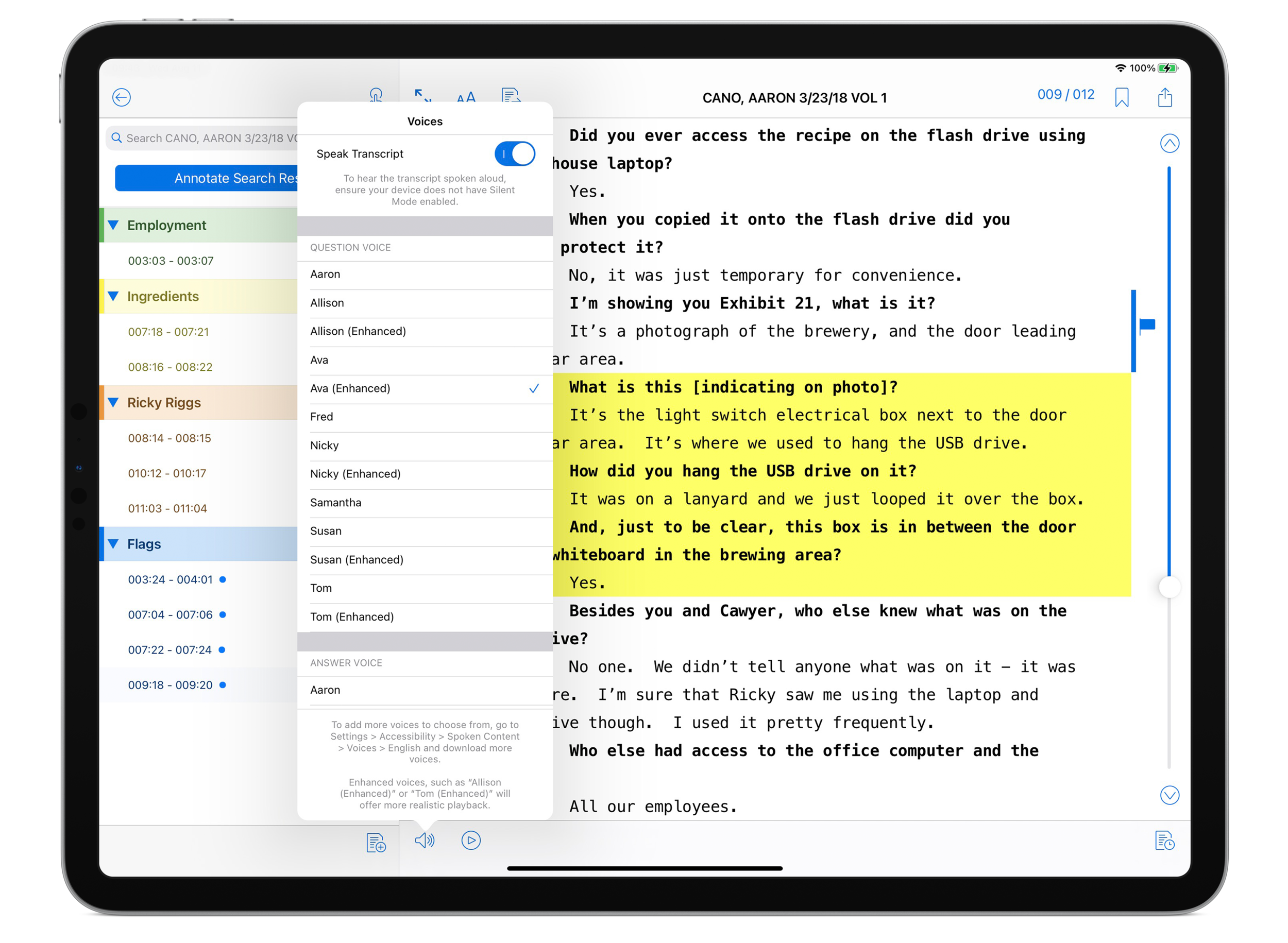 Double Your Productivity in TranscriptPad With Speak Transcript! — LIT SOFTWARE